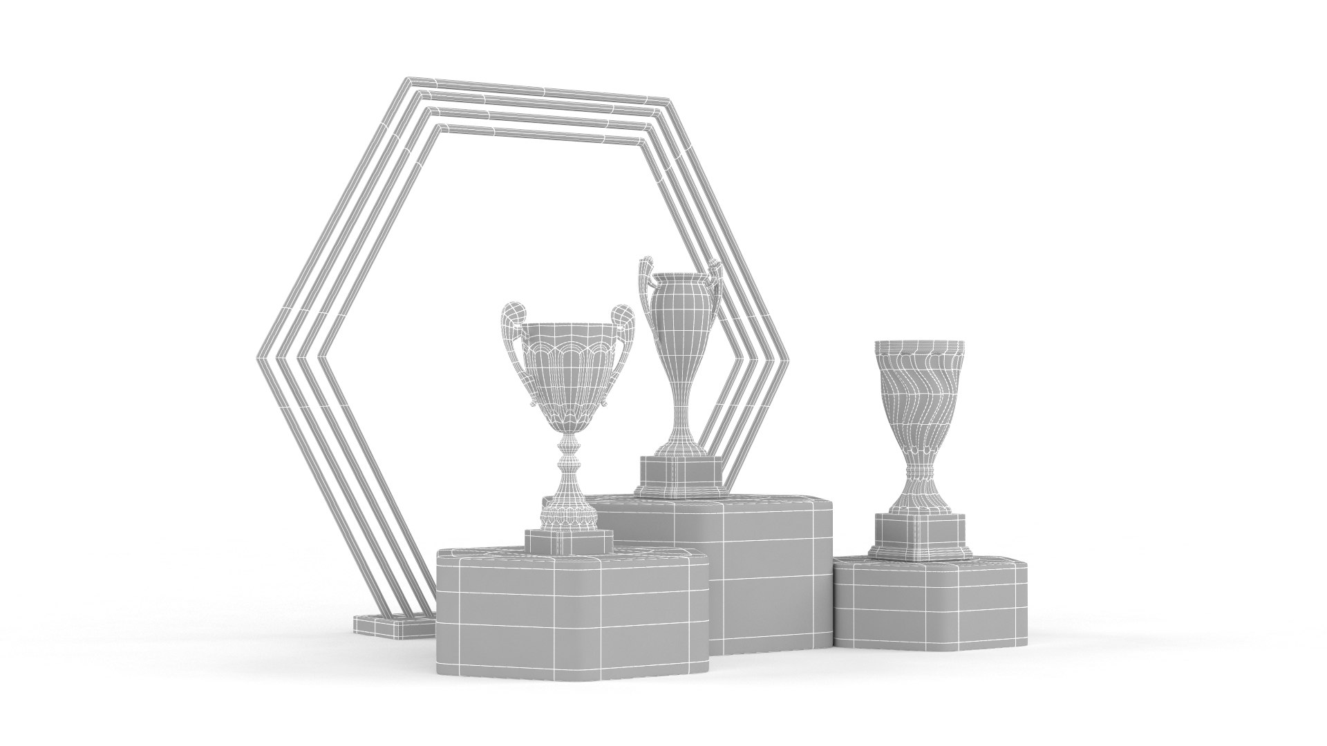 Trophy Cups 3D Model - TurboSquid 1798171