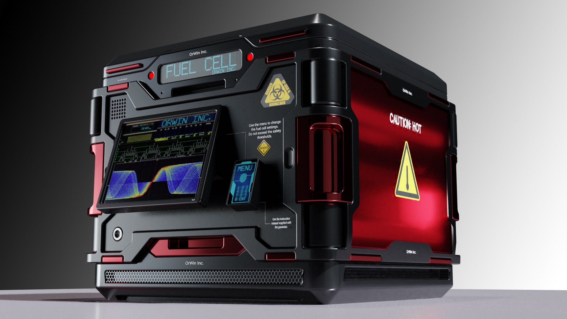 Fuel Cell - High Poly 3D Model - TurboSquid 1721658