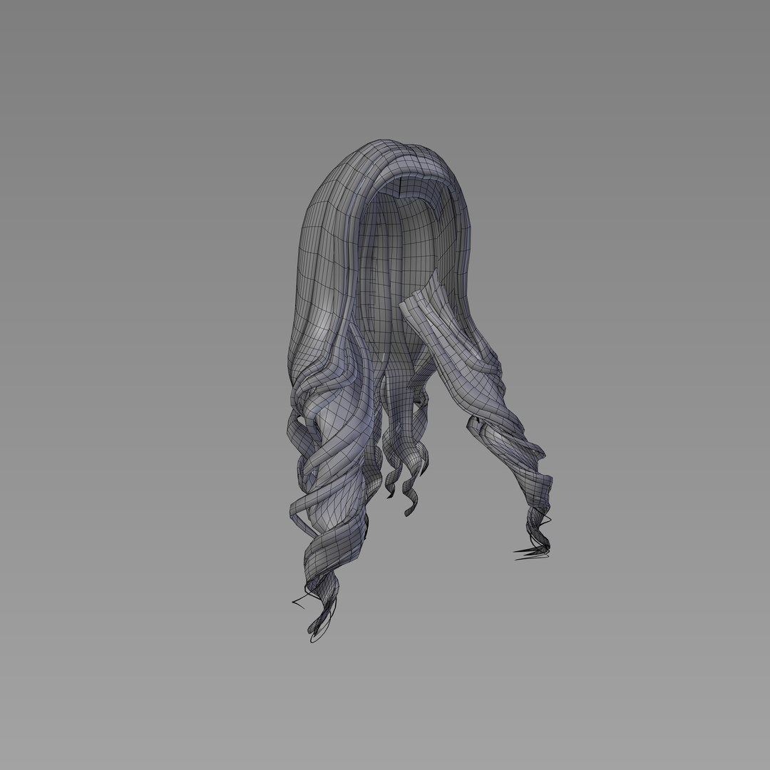 Hairstyle Secondlife Model - TurboSquid 1650513