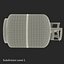 3d Model Gas Cylinder Red
