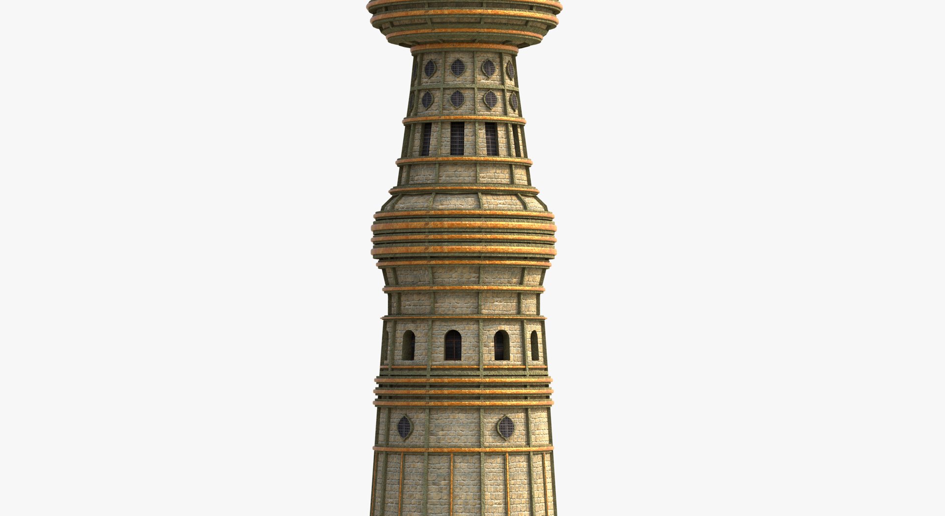 Fantasy Ancient Tower 3D - TurboSquid 1990534