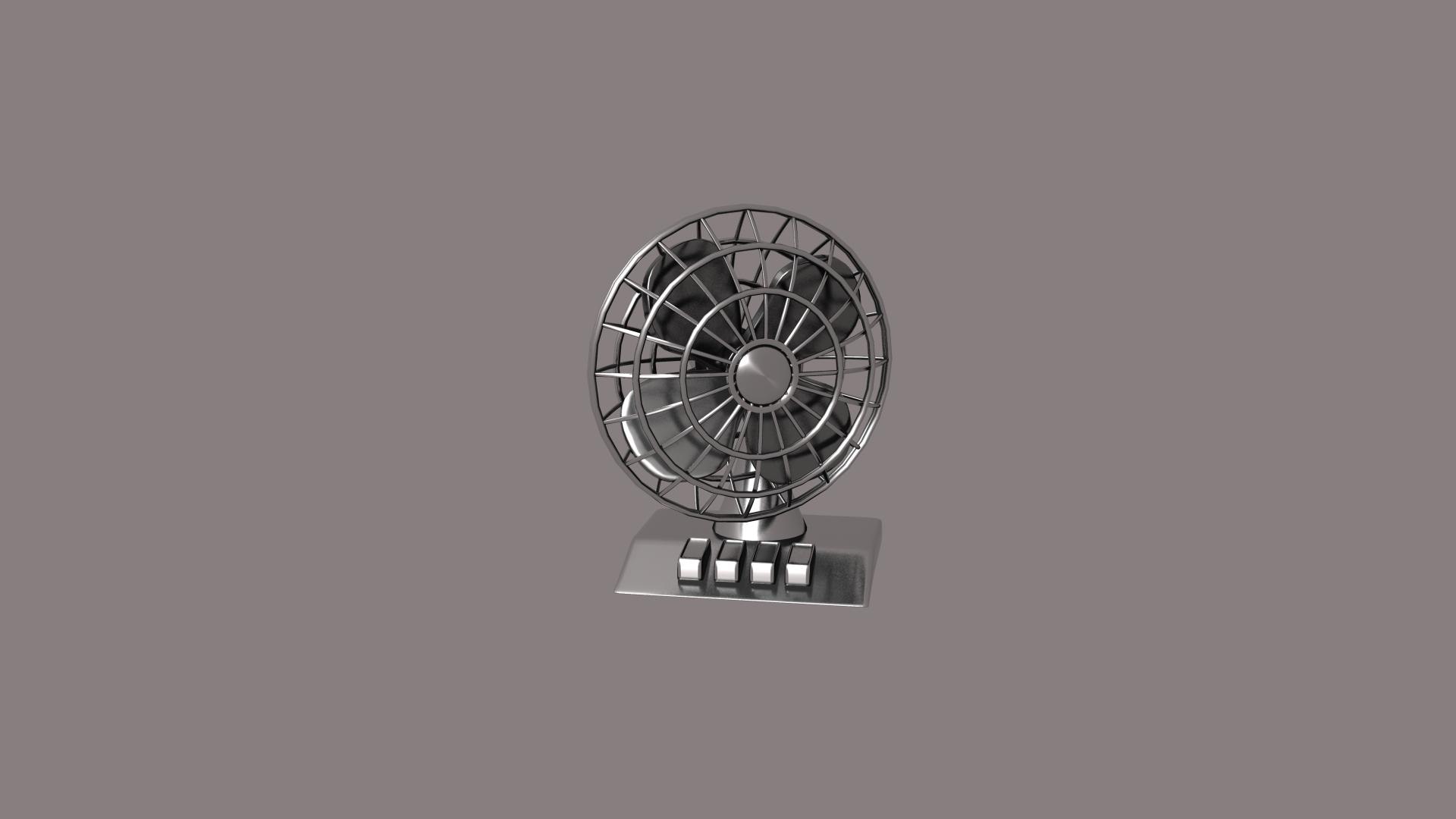 table fan 3d model