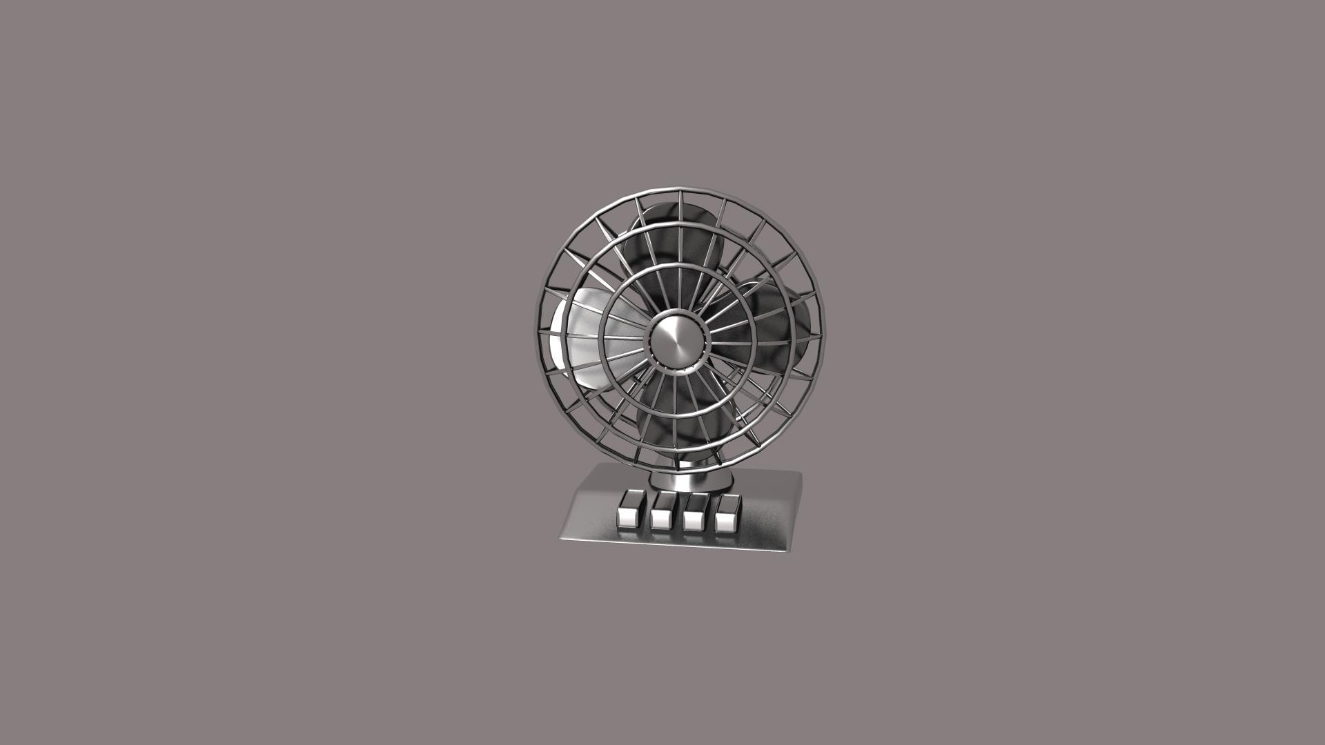 table fan 3d model