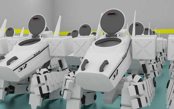 Free 3D mech digitigrade rigged - TurboSquid 1294042