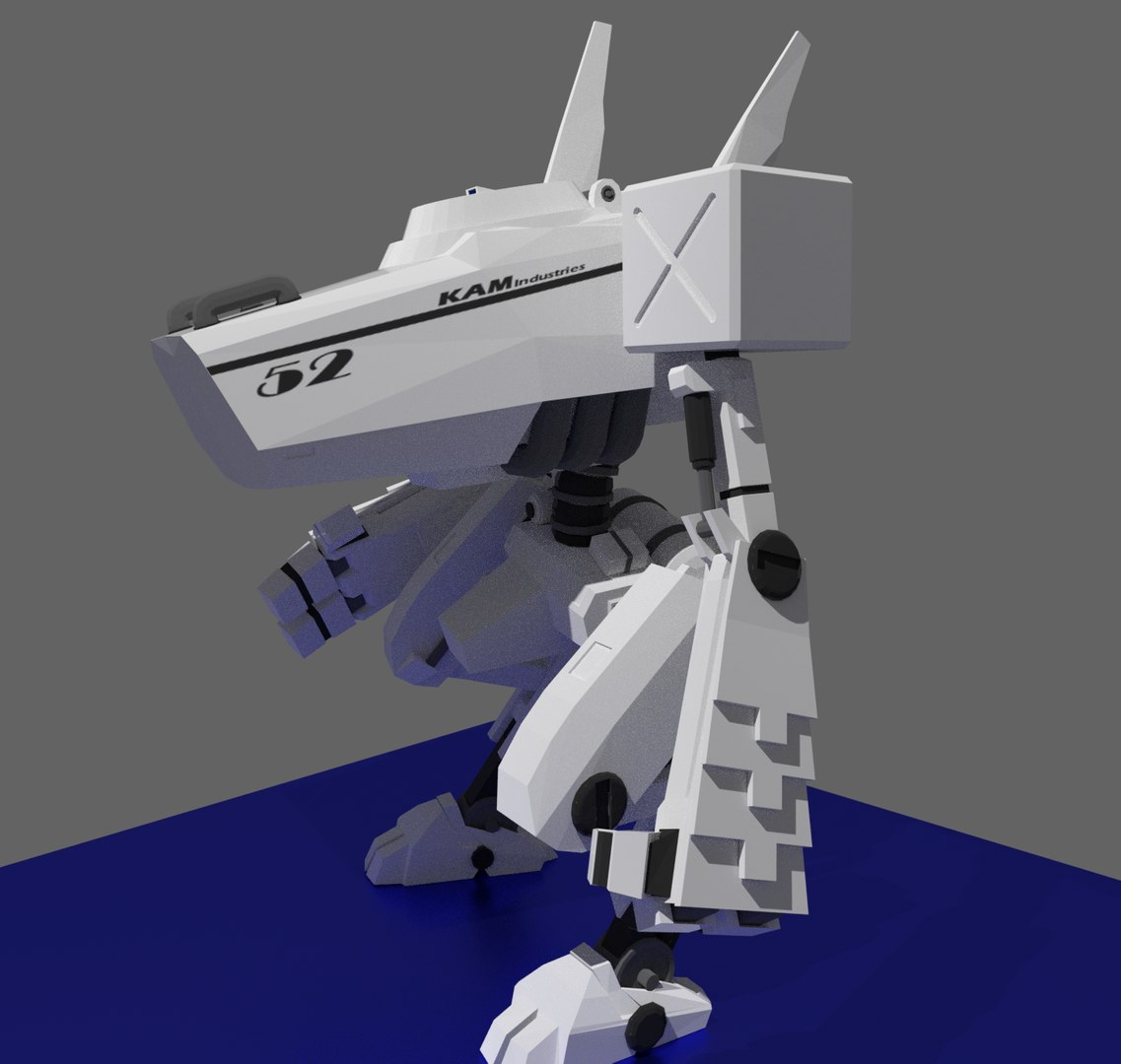 Free 3D Mech Digitigrade Rigged - TurboSquid 1294042