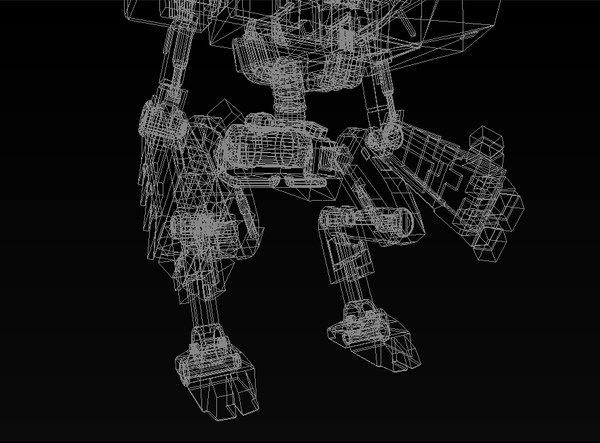 Free 3D mech digitigrade rigged - TurboSquid 1294042