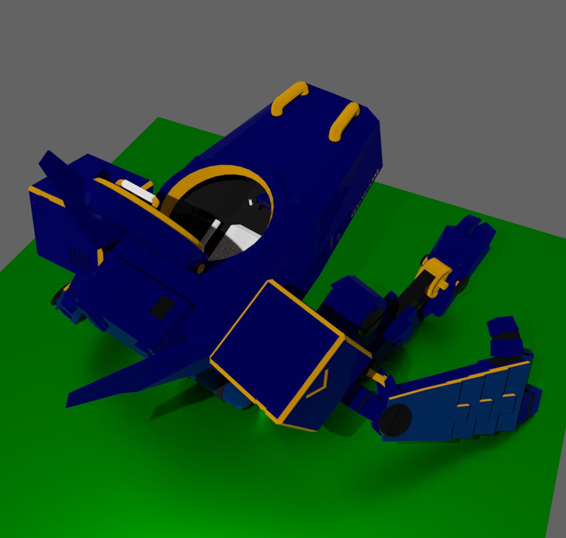 Free 3D Mech Digitigrade Rigged - TurboSquid 1294042