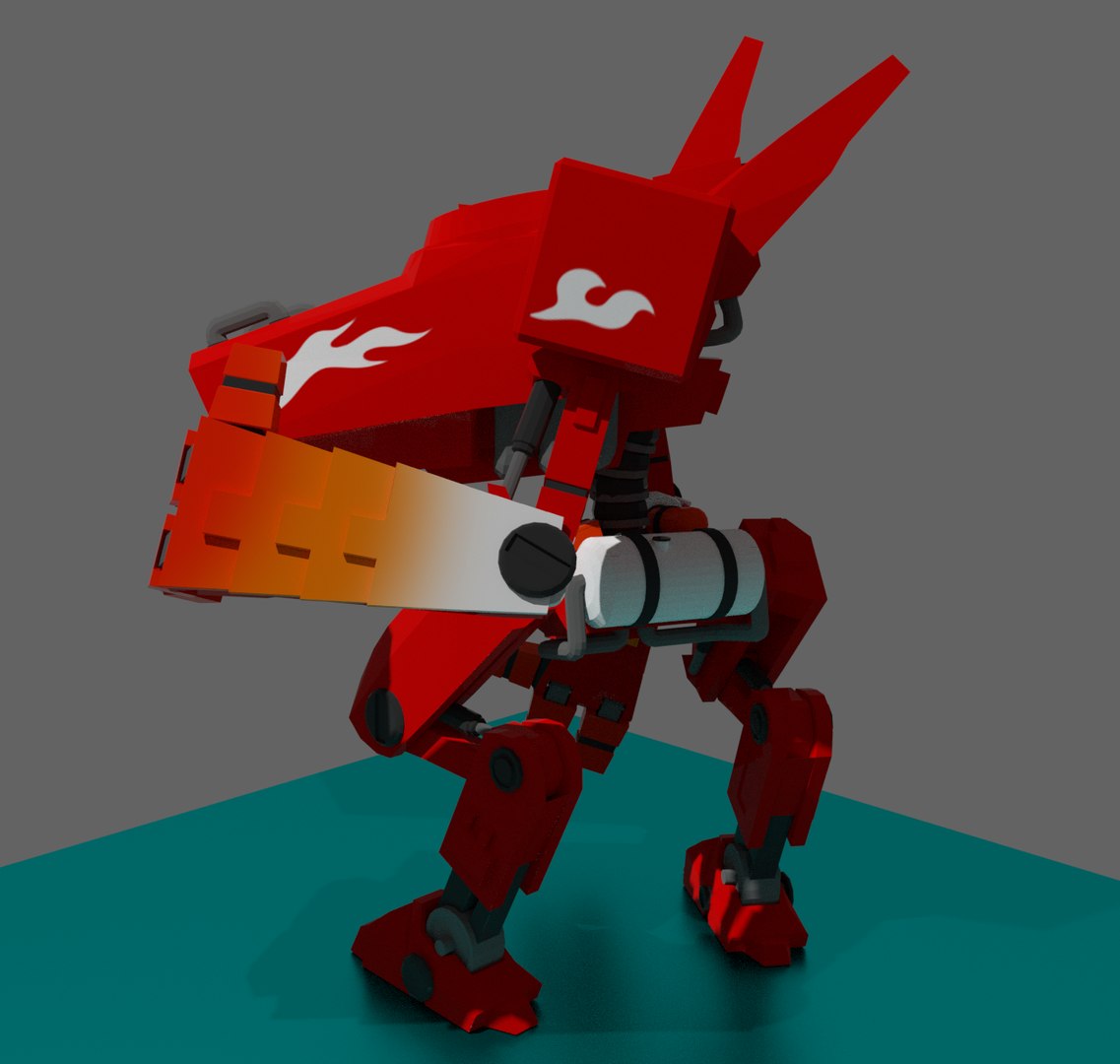 Free 3D Mech Digitigrade Rigged - TurboSquid 1294042