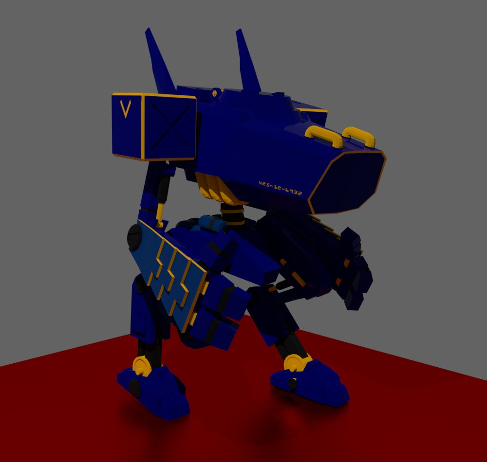 Free 3D mech digitigrade rigged - TurboSquid 1294042