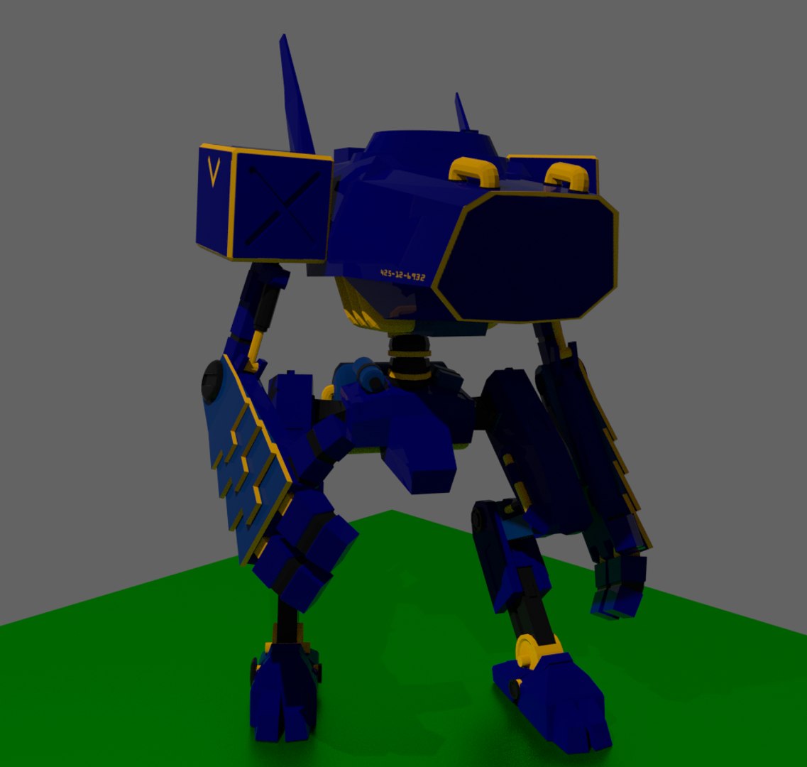 Free 3D Mech Digitigrade Rigged - TurboSquid 1294042