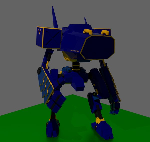 Free 3D mech digitigrade rigged - TurboSquid 1294042