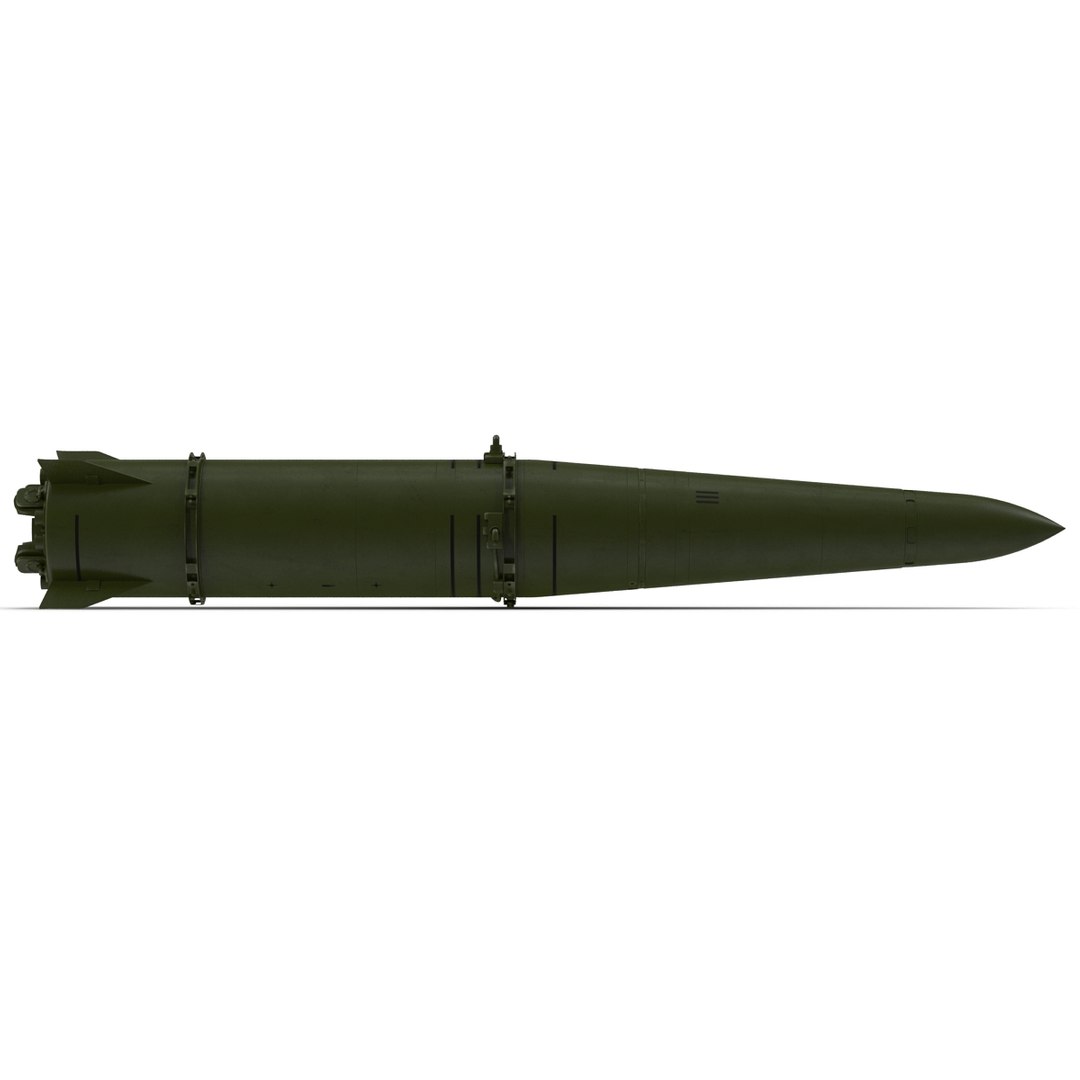 Ballistic Missile 9m723 Iskander 3d Model