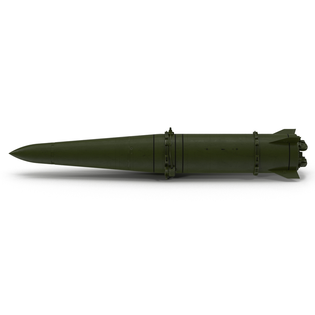 Ballistic Missile 9m723 Iskander 3d Model