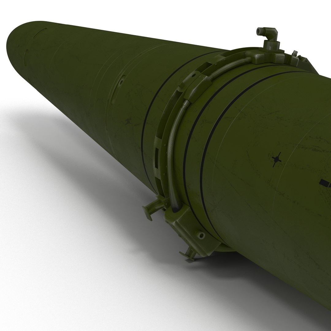 Ballistic Missile 9m723 Iskander 3d Model