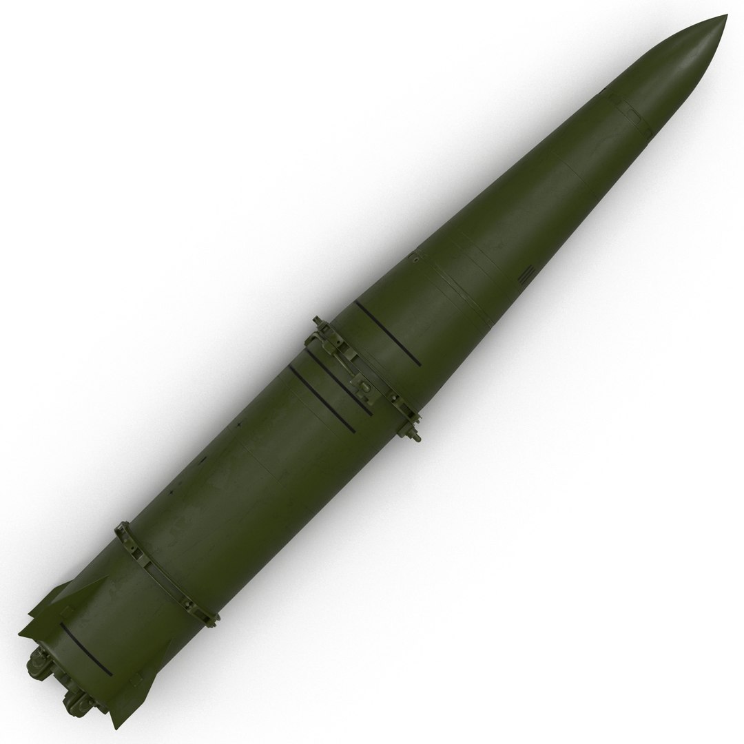 Ballistic Missile 9m723 Iskander 3d Model
