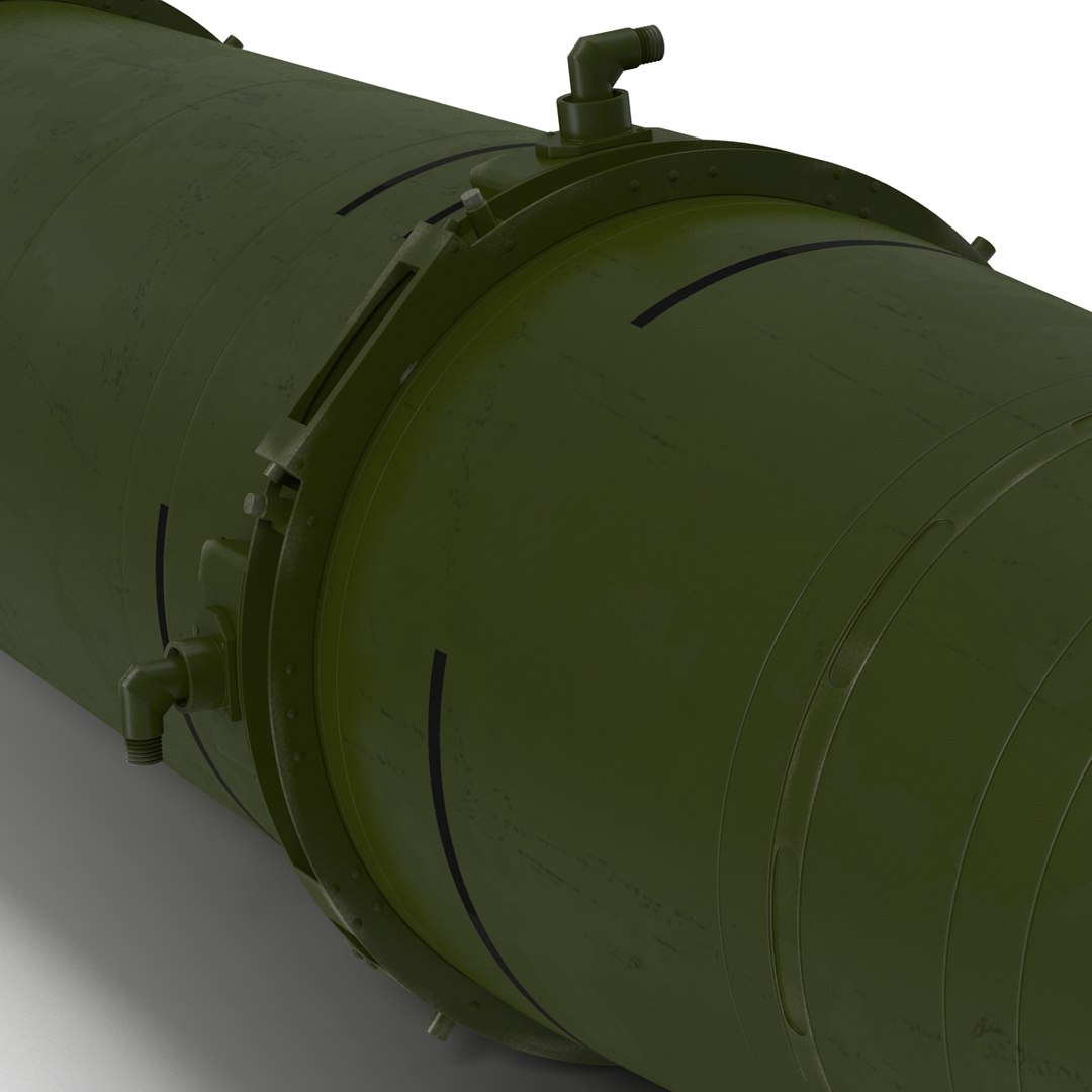 Ballistic Missile 9m723 Iskander 3d Model