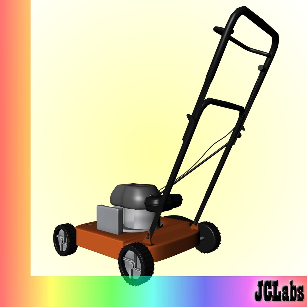 3d Model Lawn Mower Lawnmower