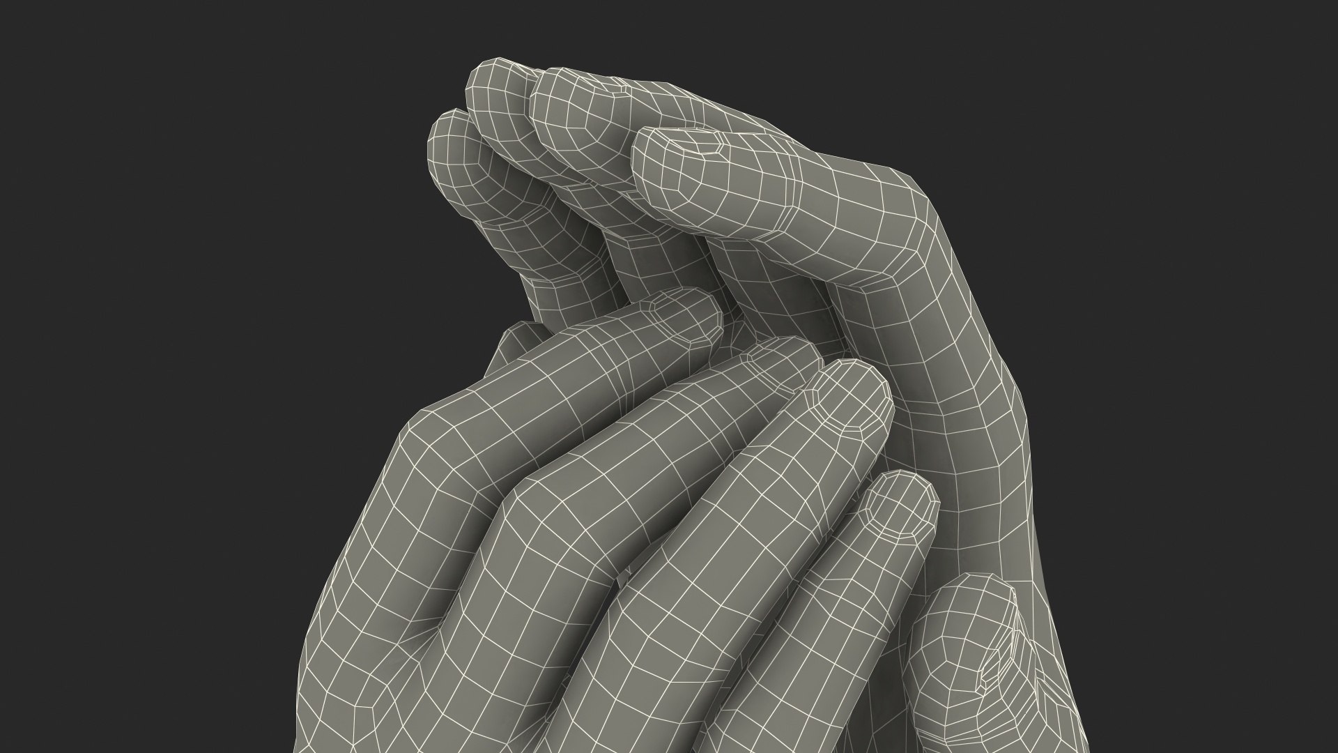 3D Hands Sculpture Gold - TurboSquid 1944883