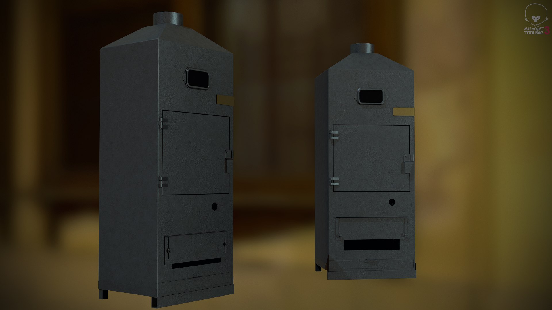 3D Model Papal Conclave Smoke Oven PBR Unwraped - TurboSquid 2409195