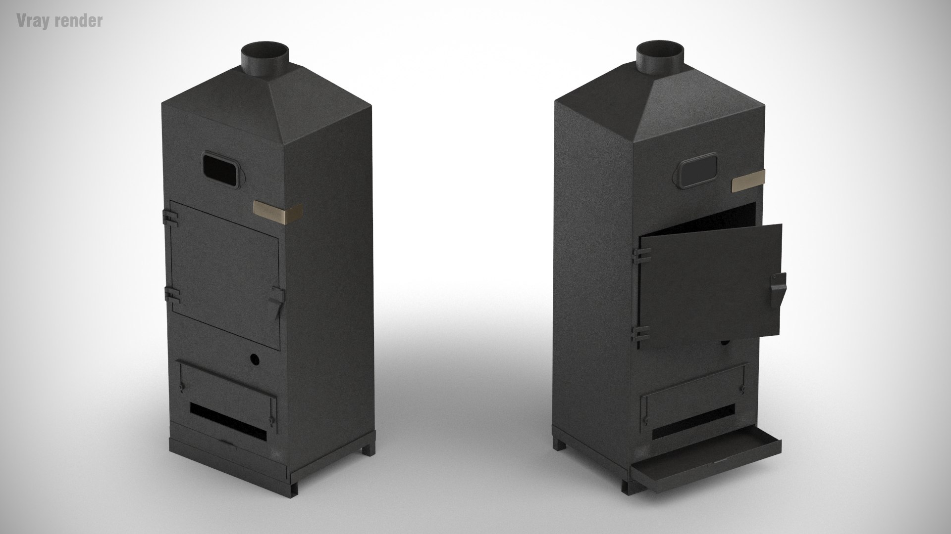 3D Model Papal Conclave Smoke Oven PBR Unwraped - TurboSquid 2409195