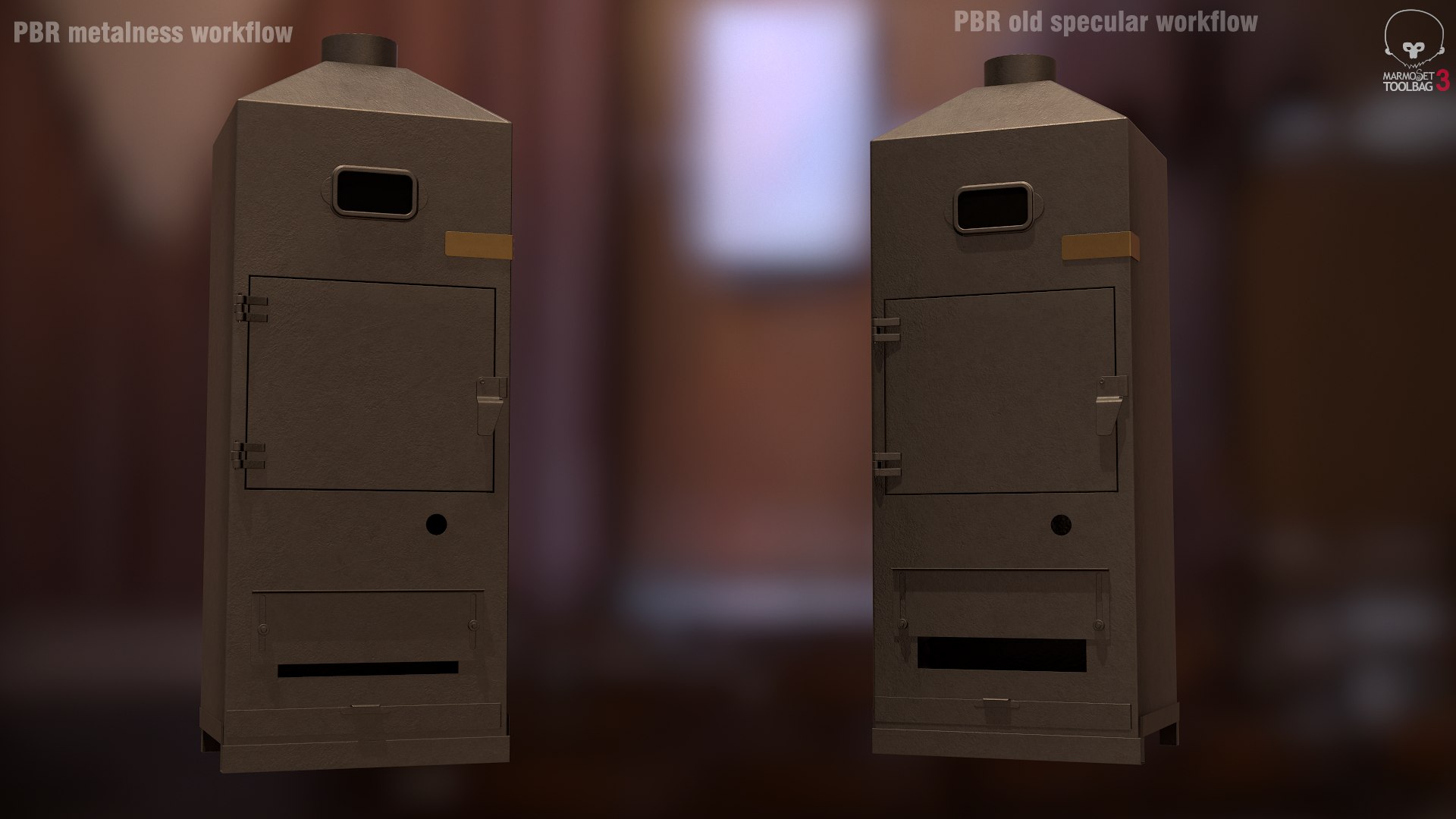 3D Model Papal Conclave Smoke Oven PBR Unwraped - TurboSquid 2409195