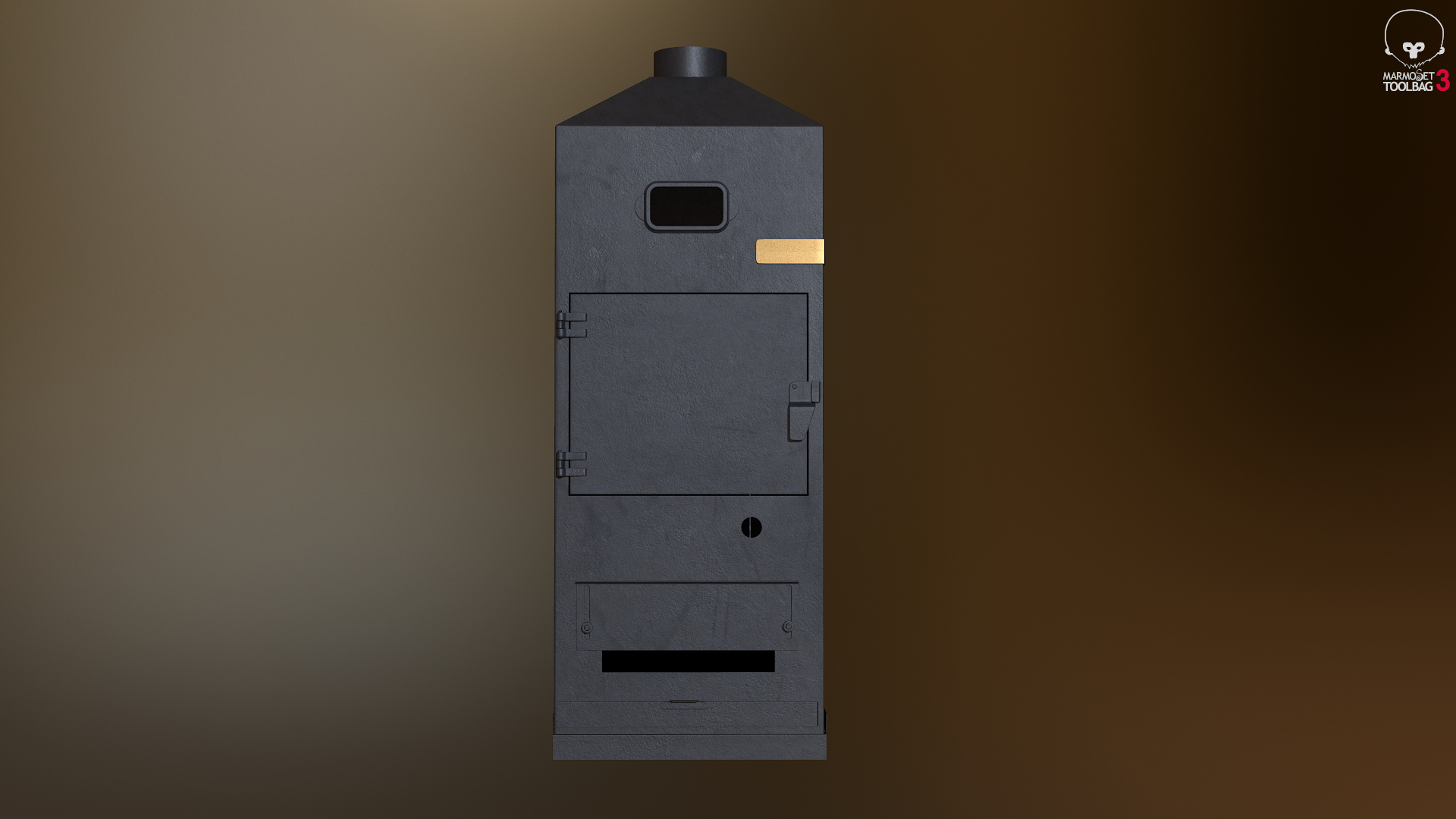 3D Model Papal Conclave Smoke Oven PBR Unwraped - TurboSquid 2409195