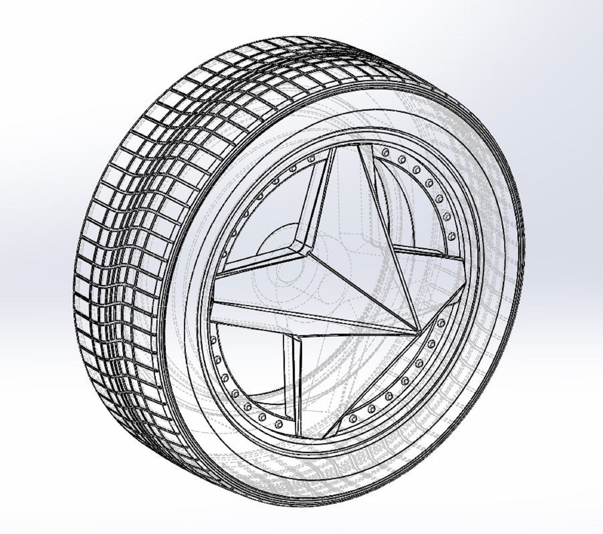 Diecast Car Wheel 9 Scale 1 To 25 3D Model - TurboSquid 2206214
