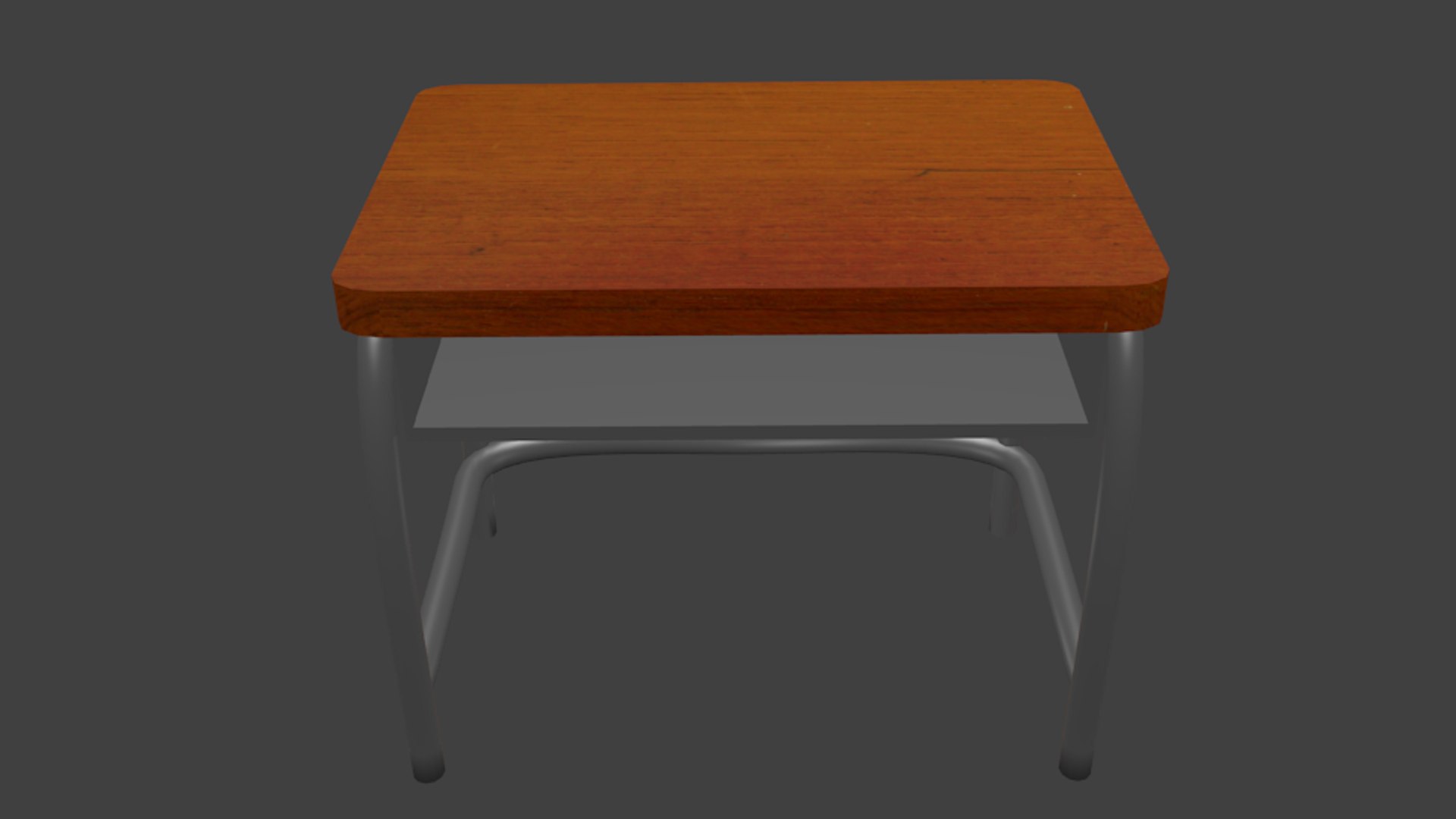 Cartoony Table School 3d 3ds