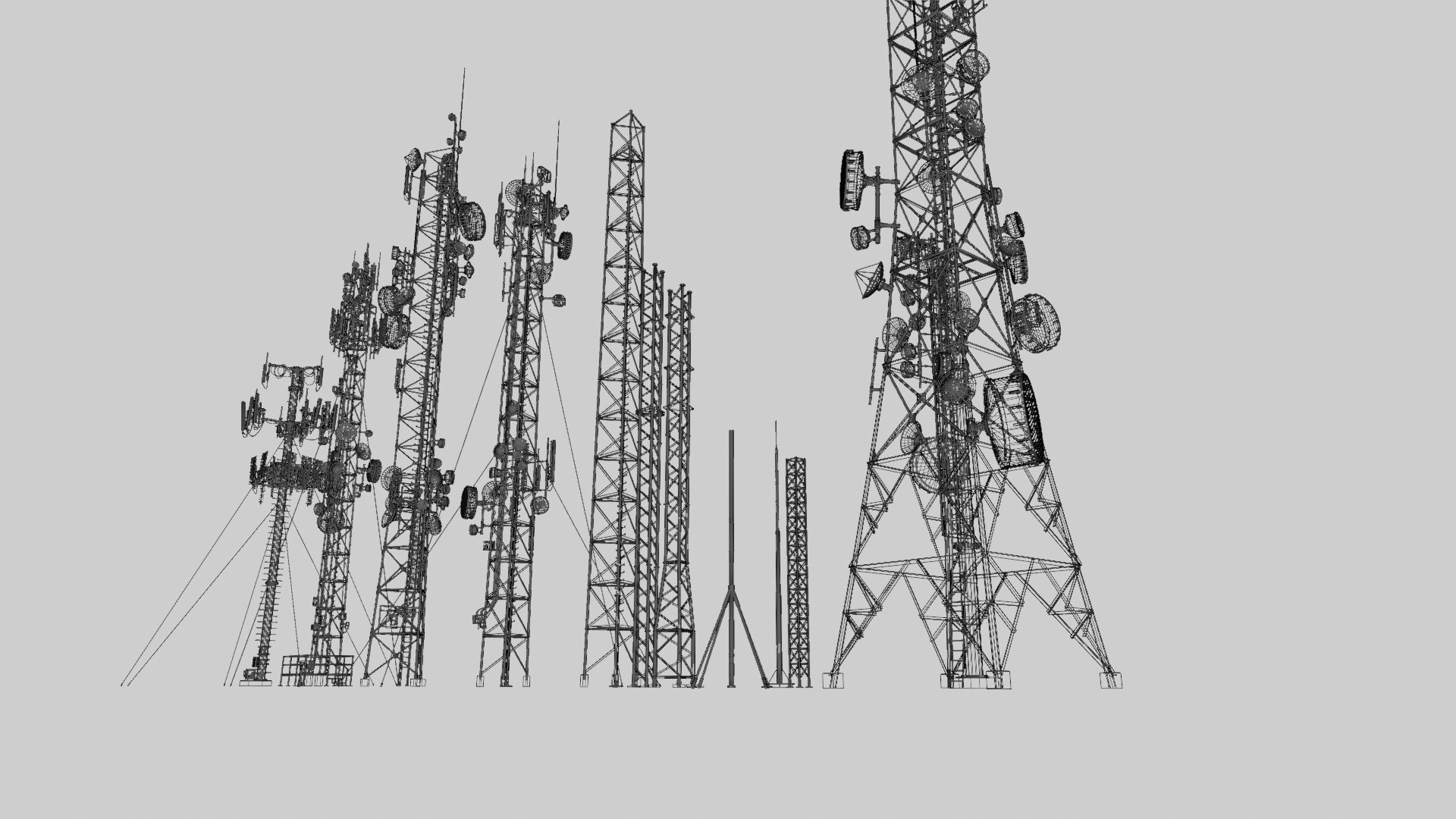 3D Model Big Antennas - TurboSquid 2257150
