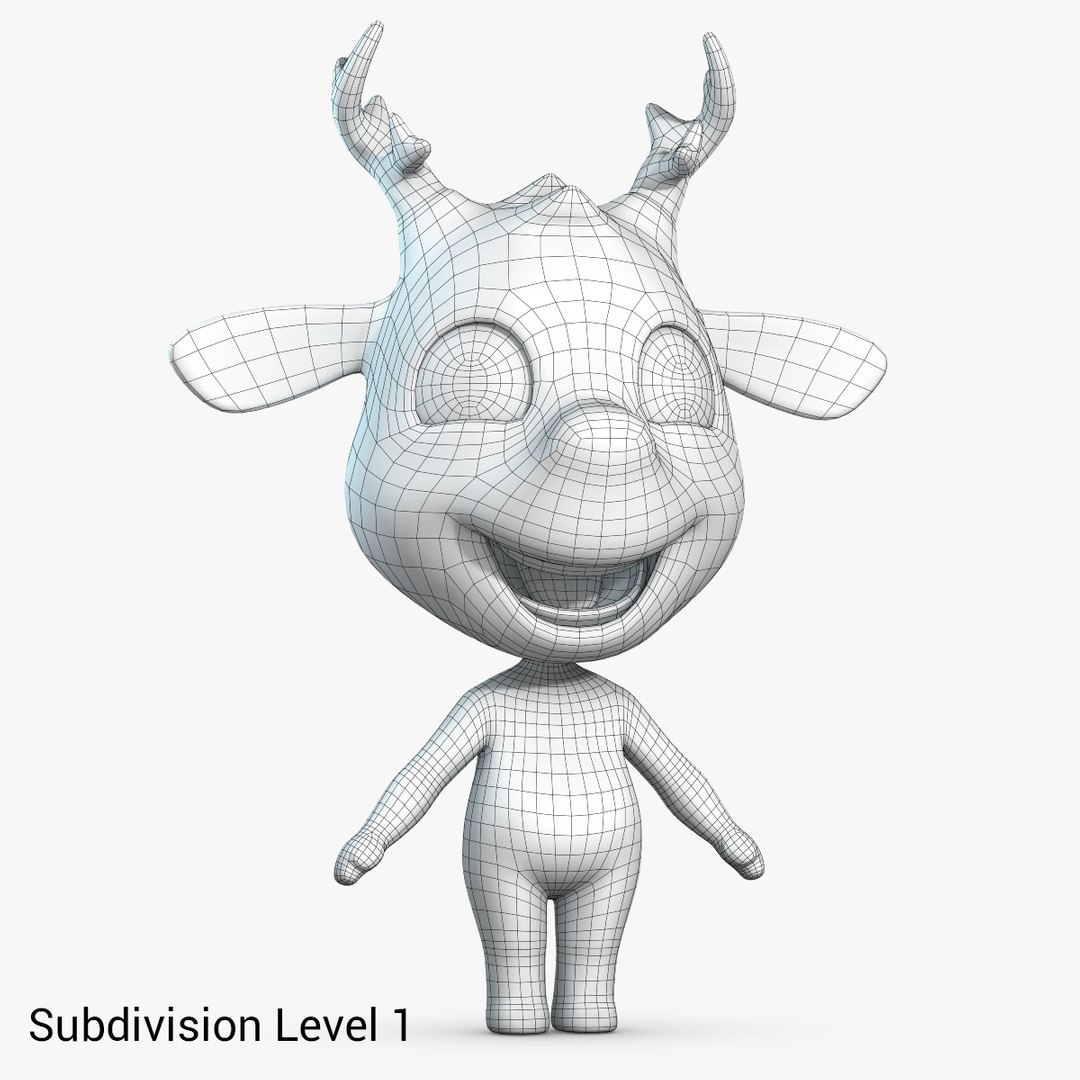 Cartoon Animation Character Model - TurboSquid 1647958