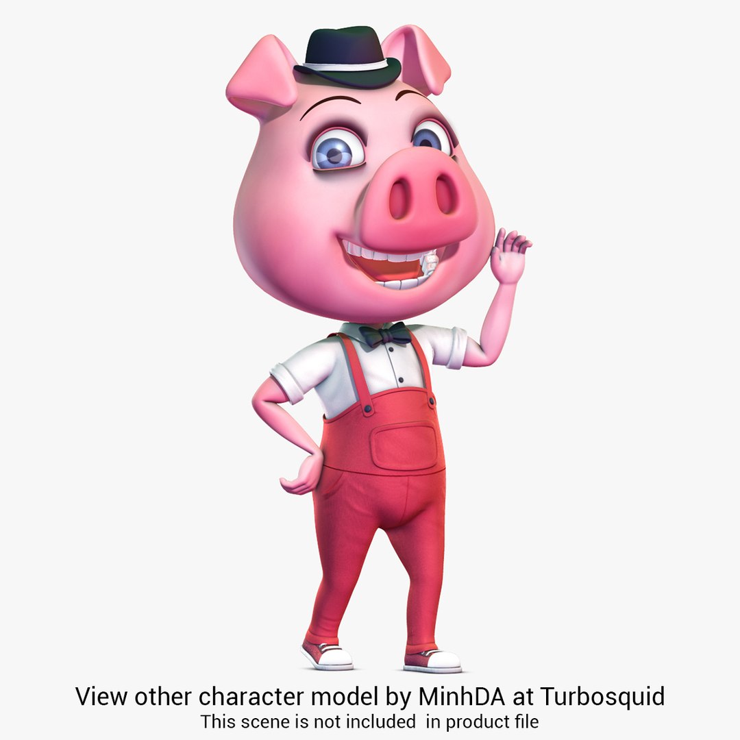 Cartoon Animation Character Model - TurboSquid 1647958