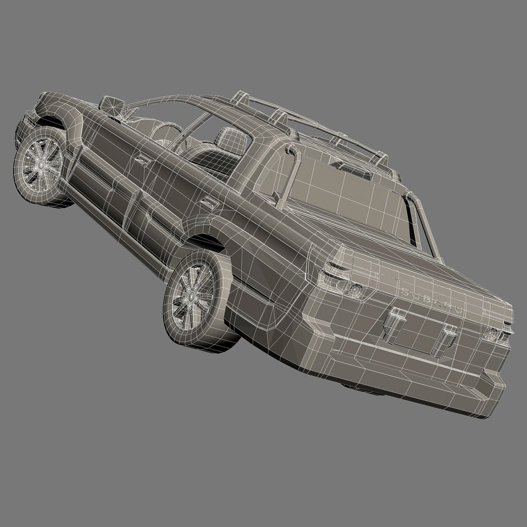 3d Subaru Baja 2005