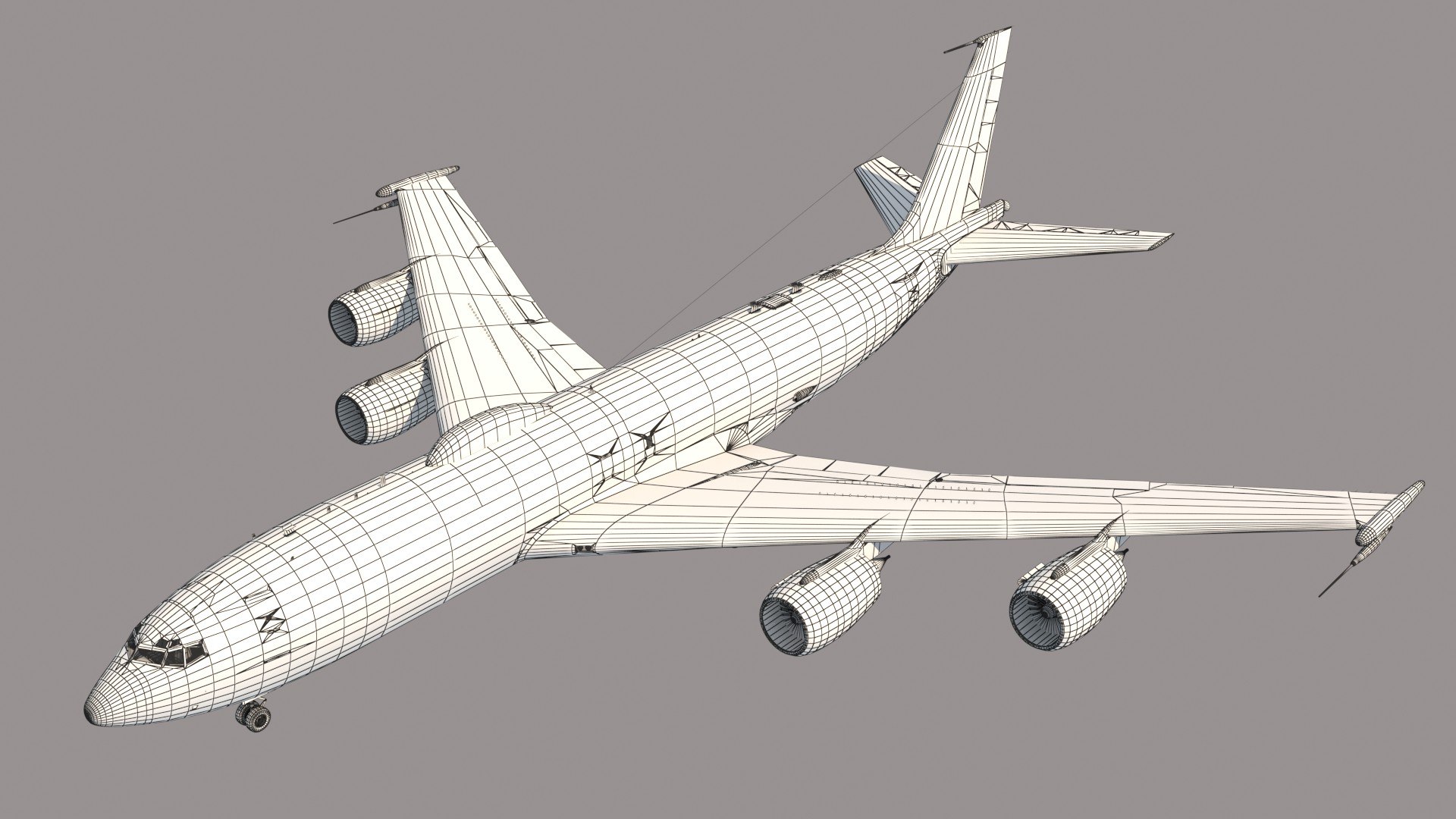 3D Boeing E-6 Mercury Doomsday Plane Model - TurboSquid 1871407