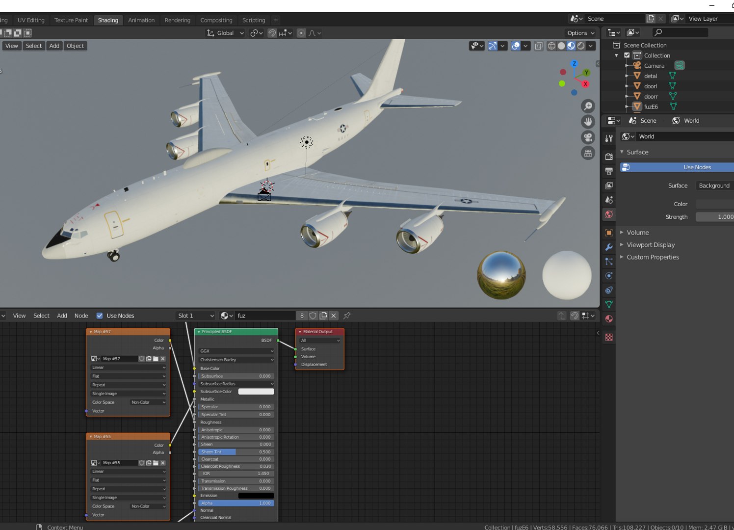 3D Boeing E-6 Mercury Doomsday Plane Model - TurboSquid 1871407