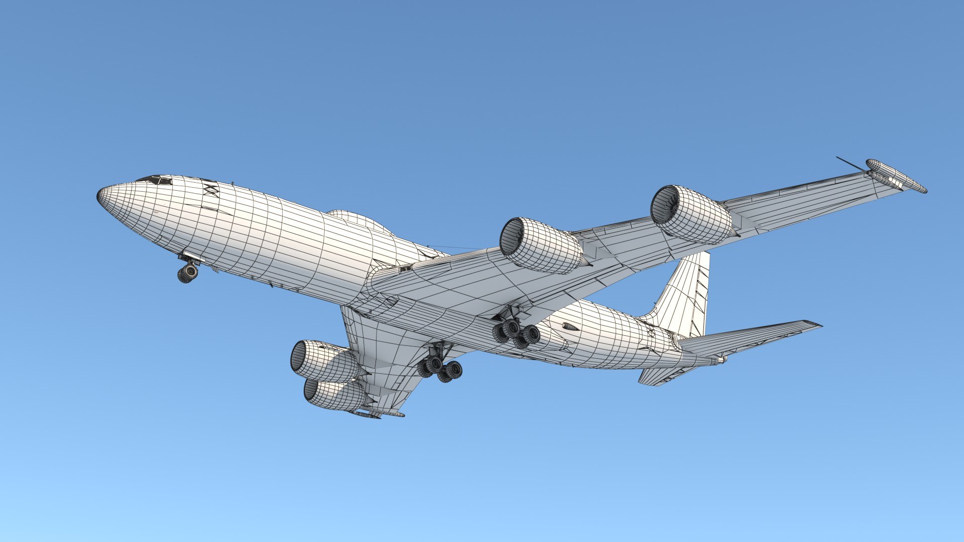 3D Boeing E-6 Mercury Doomsday Plane Model - TurboSquid 1871407