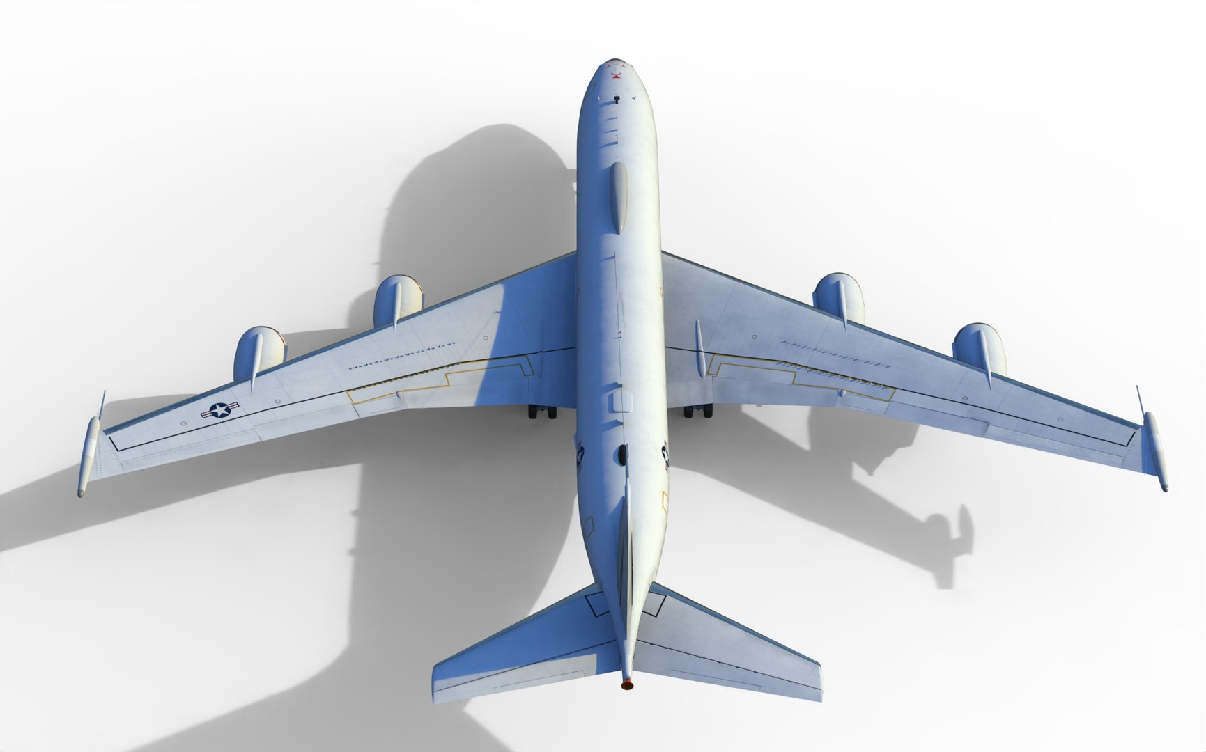 3D Boeing E-6 Mercury Doomsday Plane Model - TurboSquid 1871407