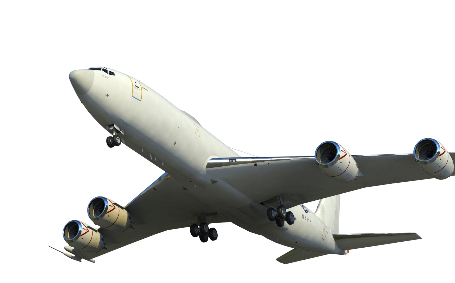 3D Boeing E-6 Mercury Doomsday Plane Model - TurboSquid 1871407