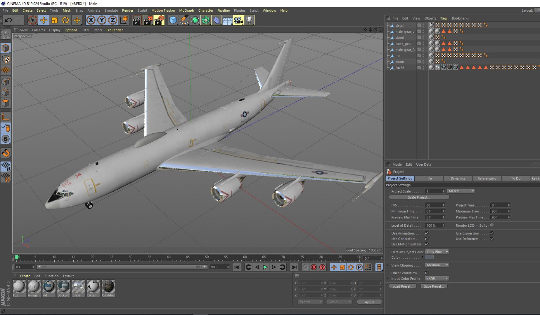 3D Boeing E-6 Mercury Doomsday Plane Model - TurboSquid 1871407