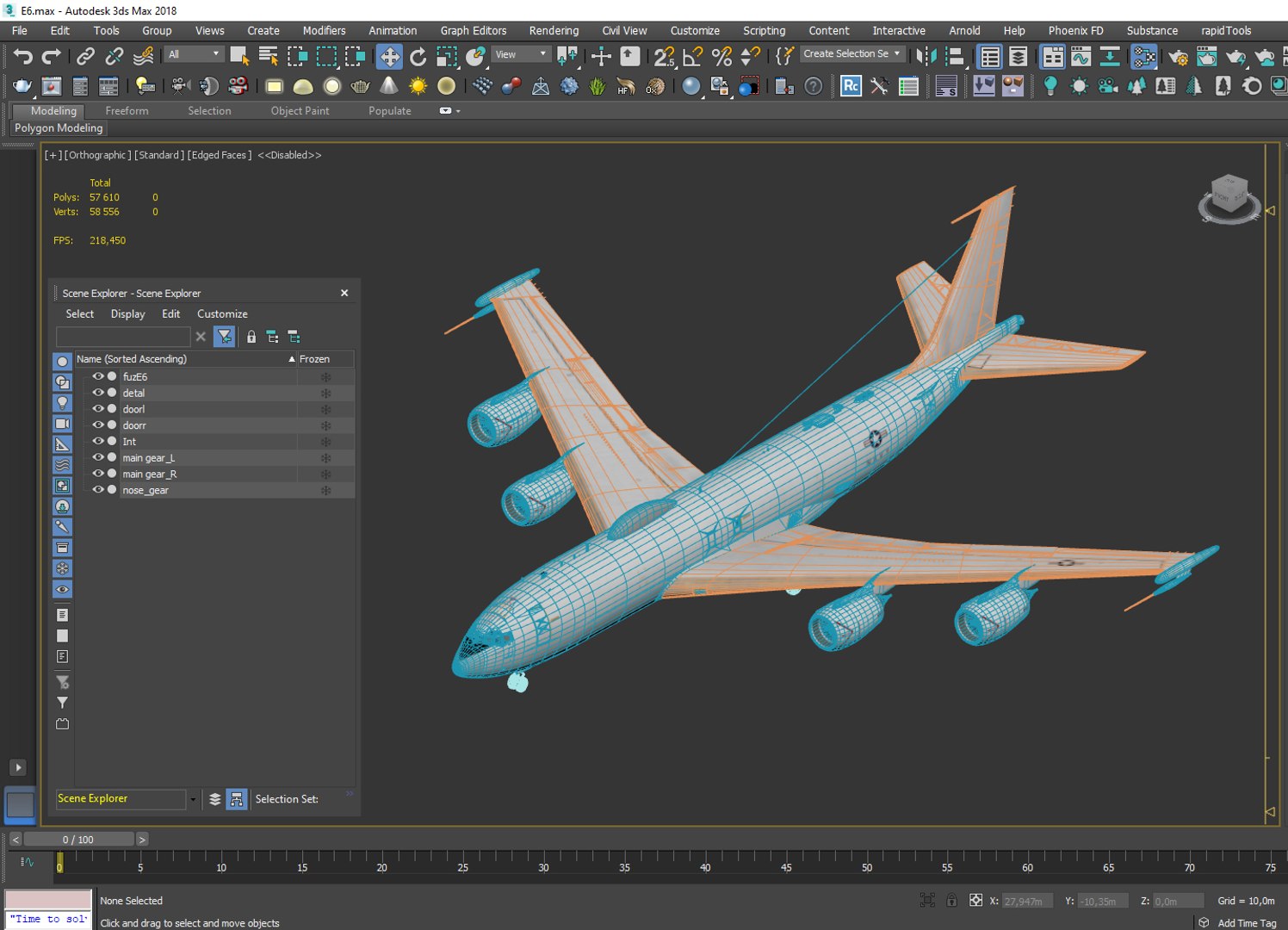 3D Boeing E-6 Mercury Doomsday Plane Model - TurboSquid 1871407