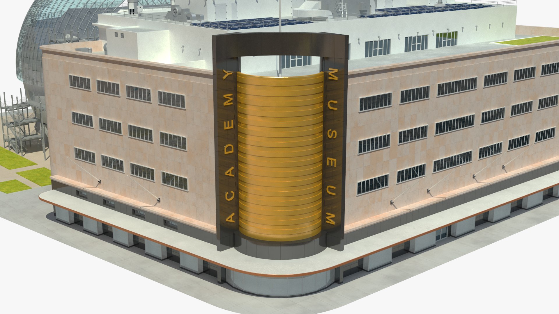 Academy Museum Of Motion Pictures 3D Model - TurboSquid 1779282