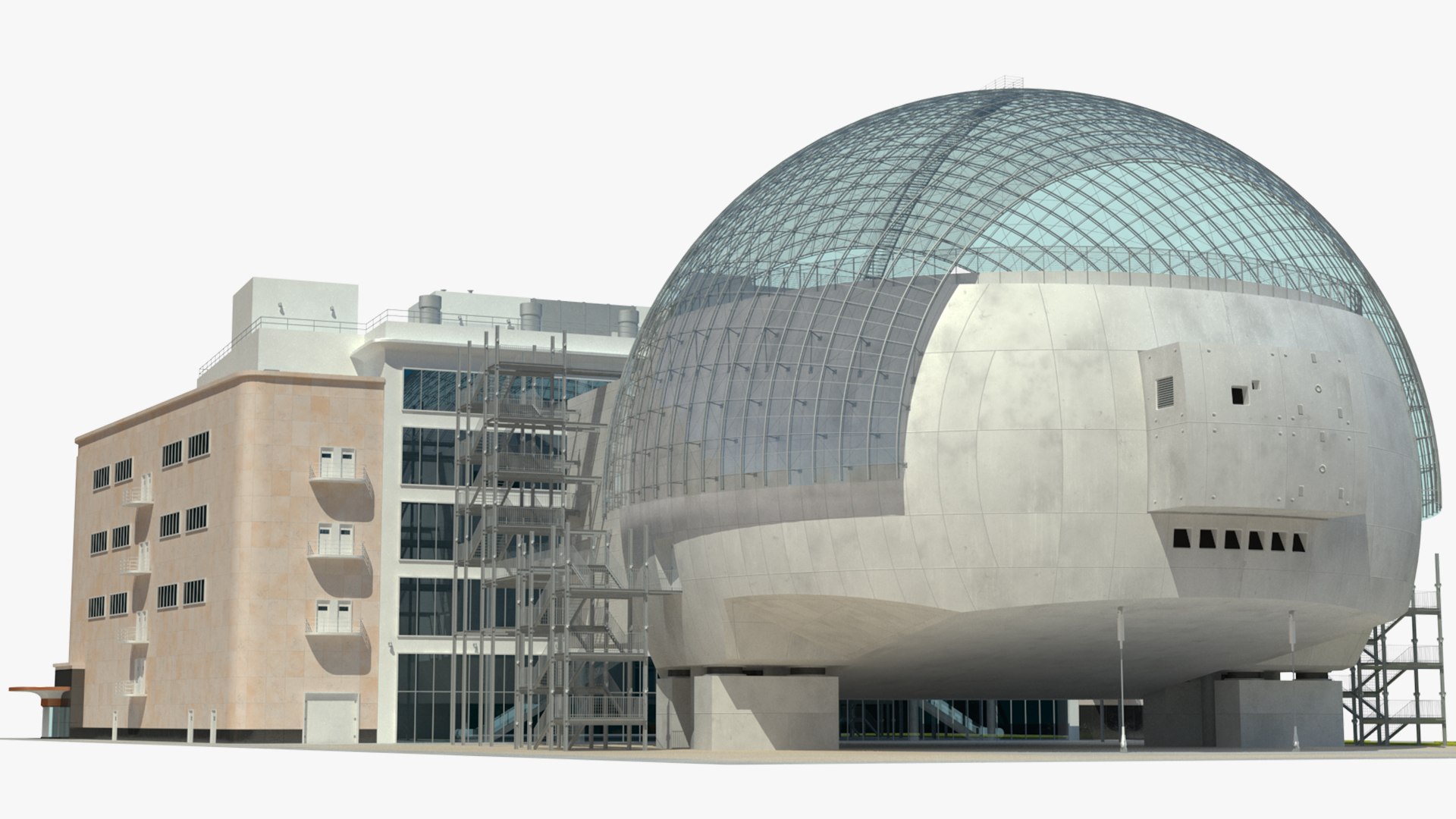 Academy Museum of Motion Pictures 3D model - TurboSquid 1779282