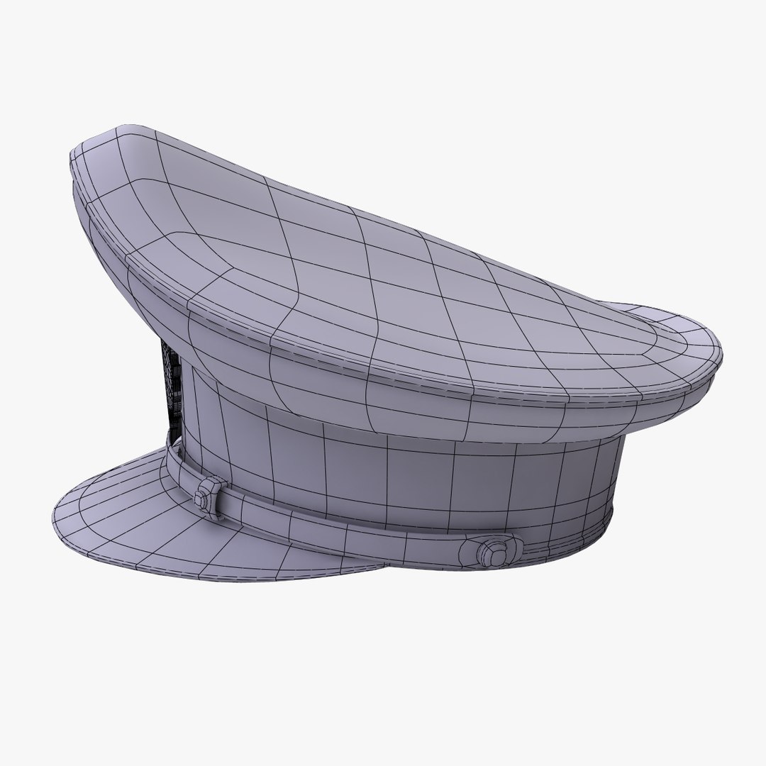 Peaked Cap 3d Model