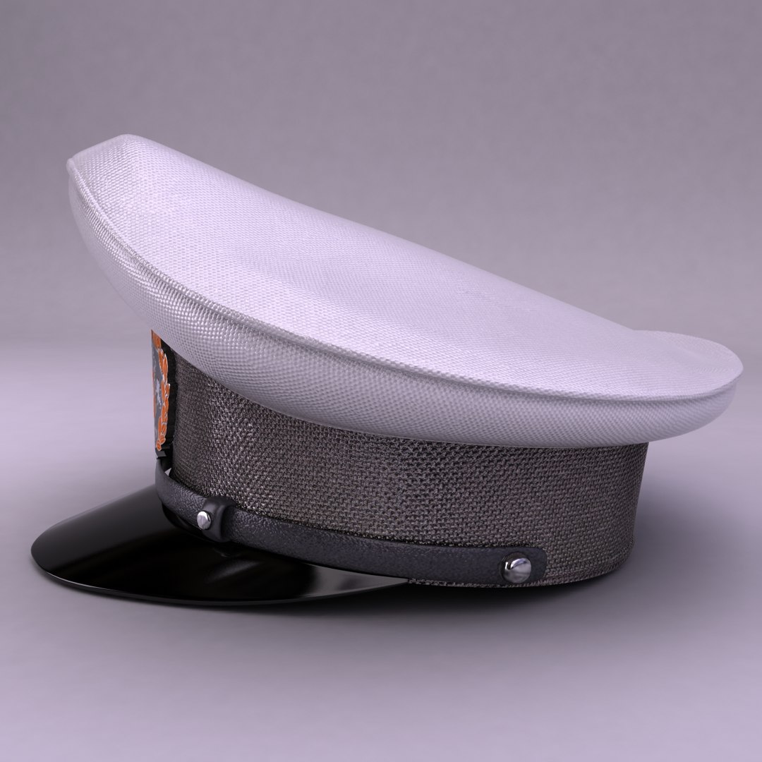 Peaked Cap 3d Model