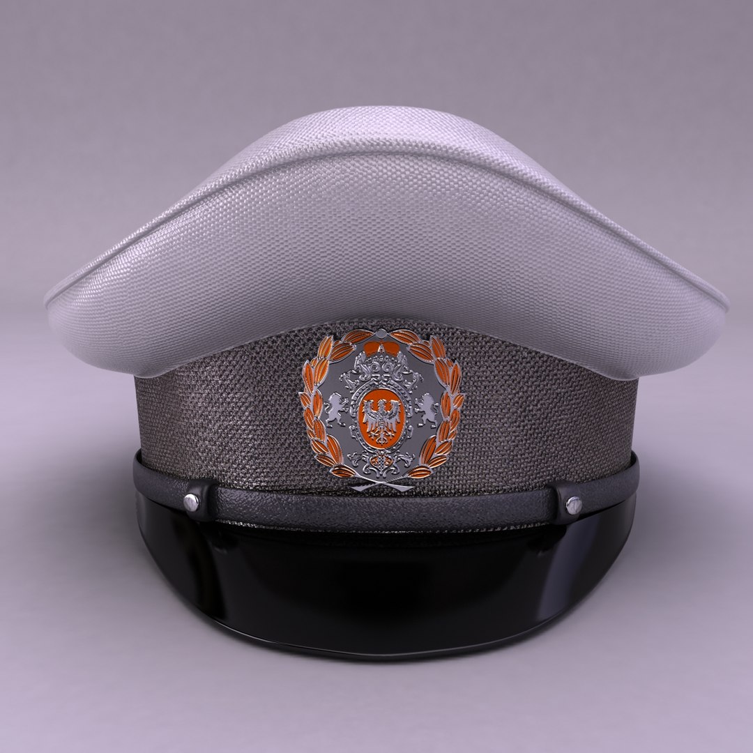 Peaked Cap 3d Model