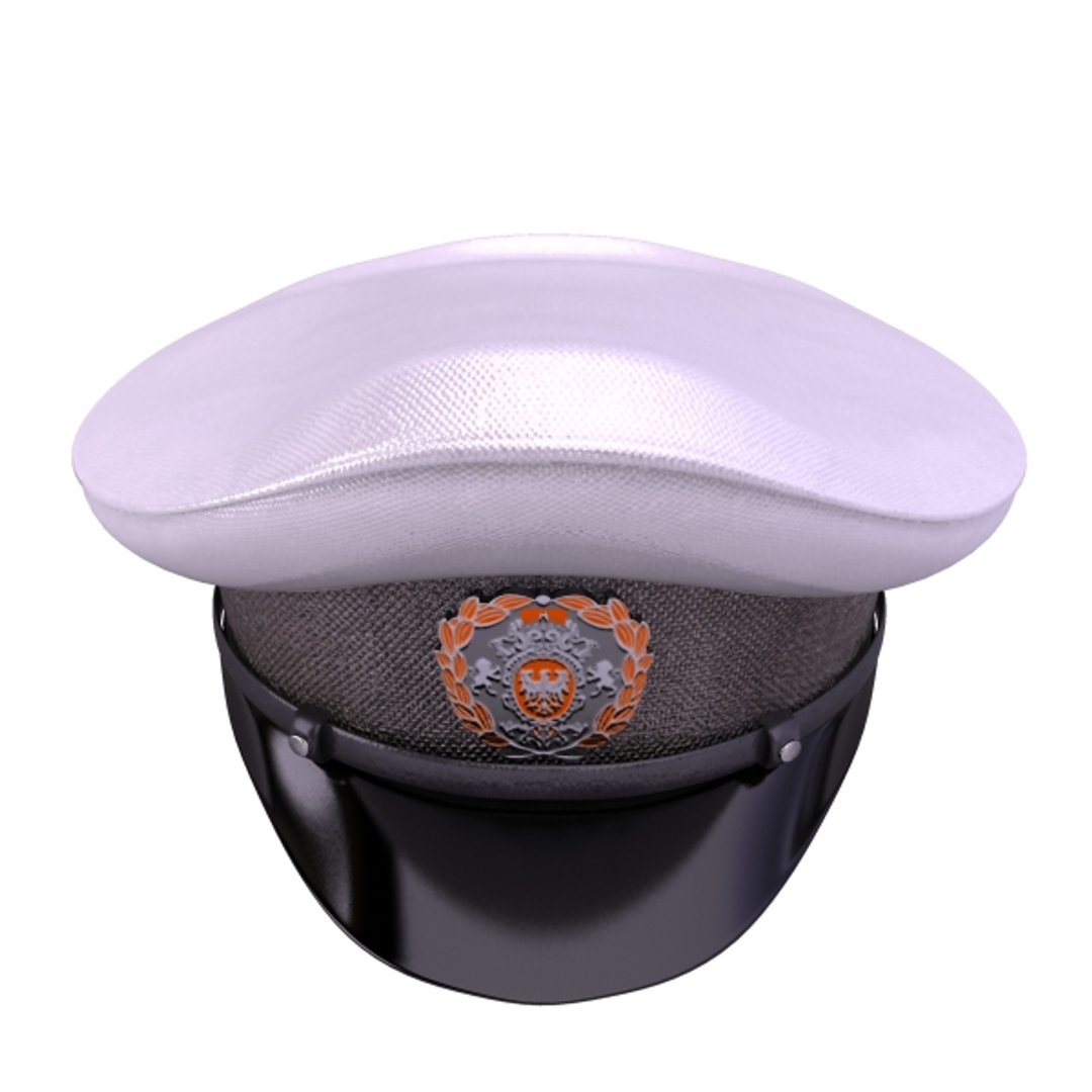 Peaked Cap 3d Model