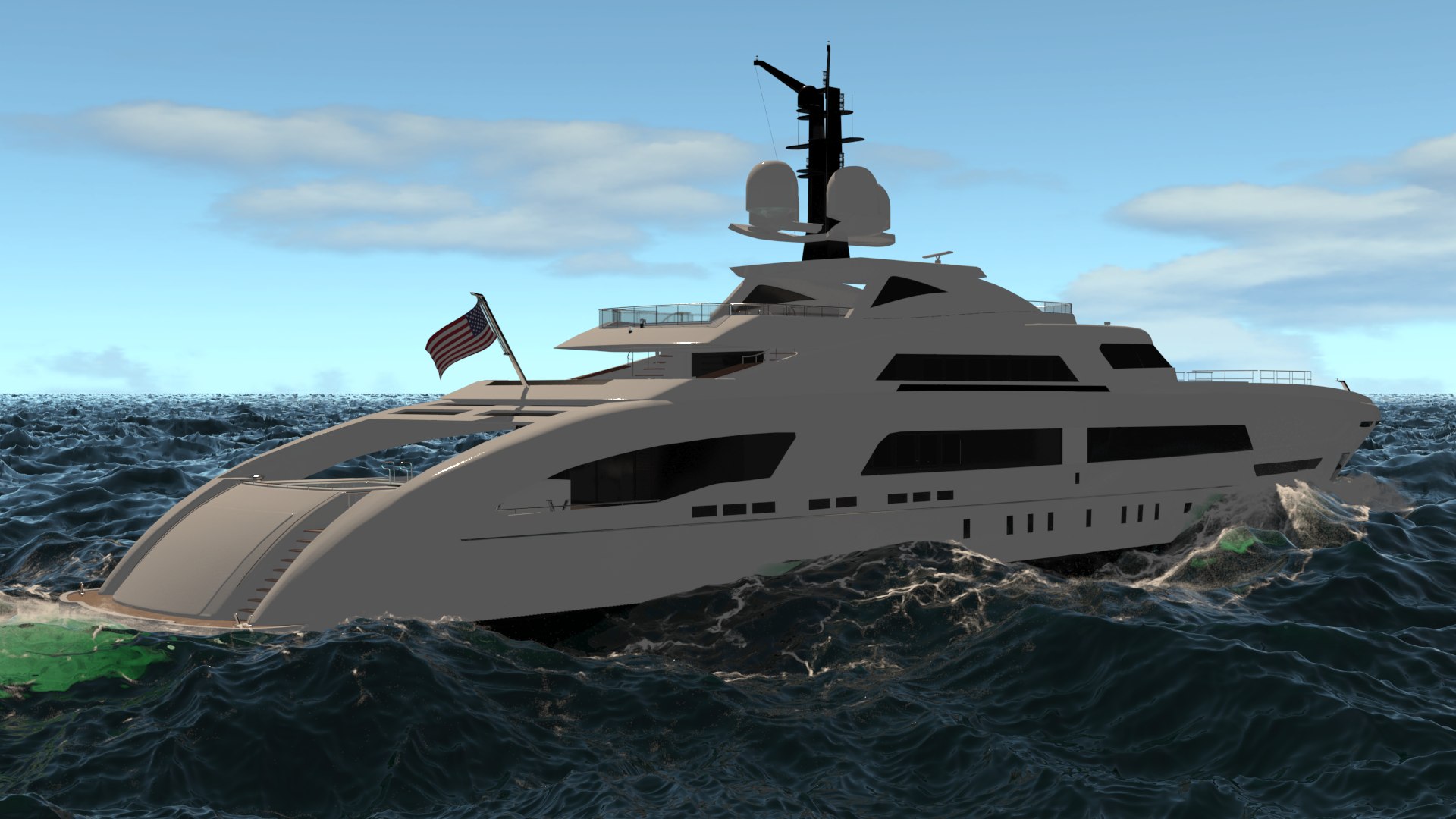 Nibelung Yacht Dynamic Simulation 3D Model - TurboSquid 2226008