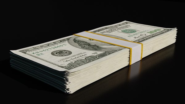 Money stack - modelled 3D - TurboSquid 1694974
