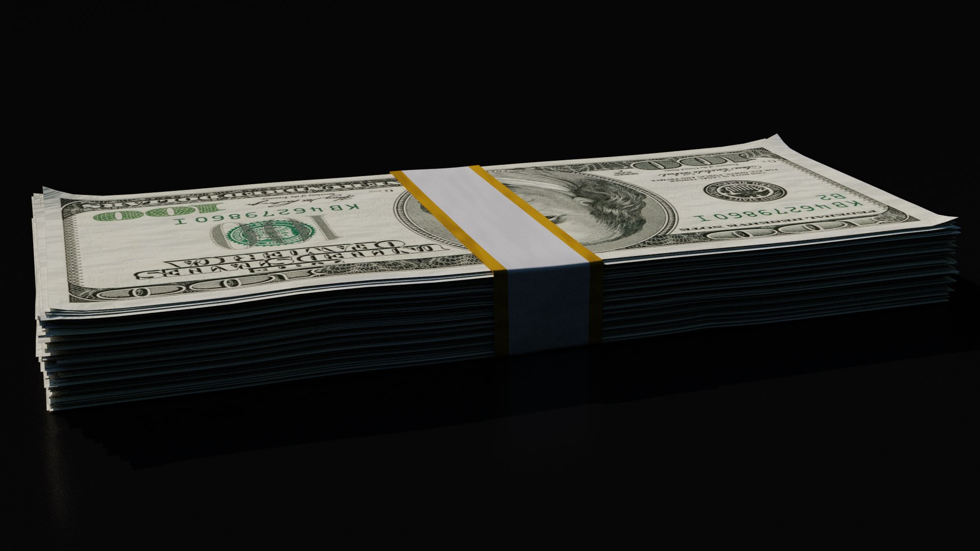 Money Stack - Modelled 3D - TurboSquid 1694974