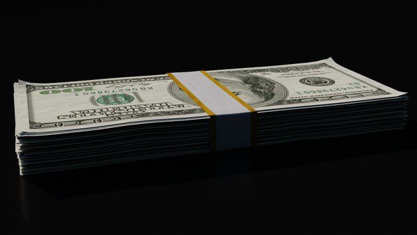 Money stack - modelled 3D - TurboSquid 1694974