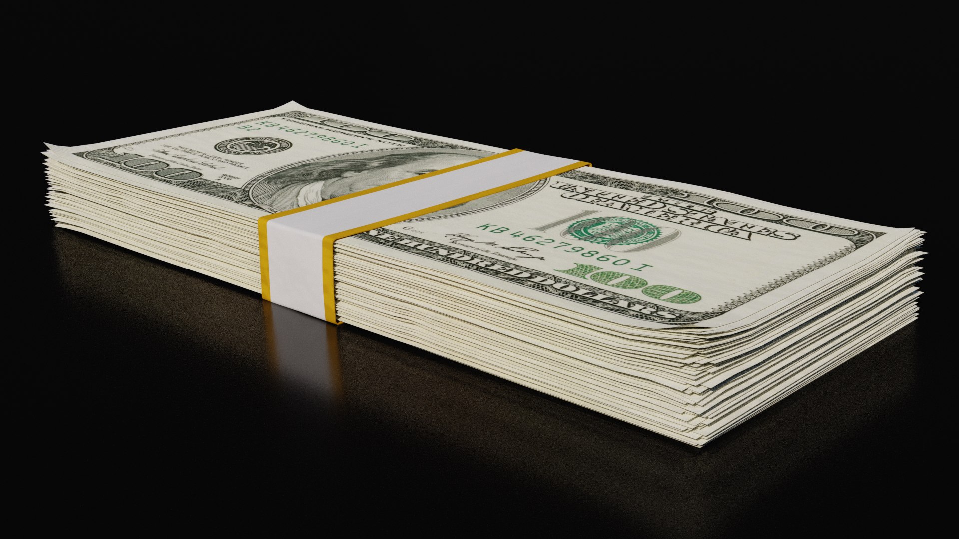 Money Stack - Modelled 3D - TurboSquid 1694974
